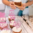 30 Pack Bride to Be Cupcake Toppers with Glitter Love Heart Ring ...