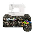 ZIATUBLE Mushroom Machine Protective Pad Flower Sewing Kit Organizer ...