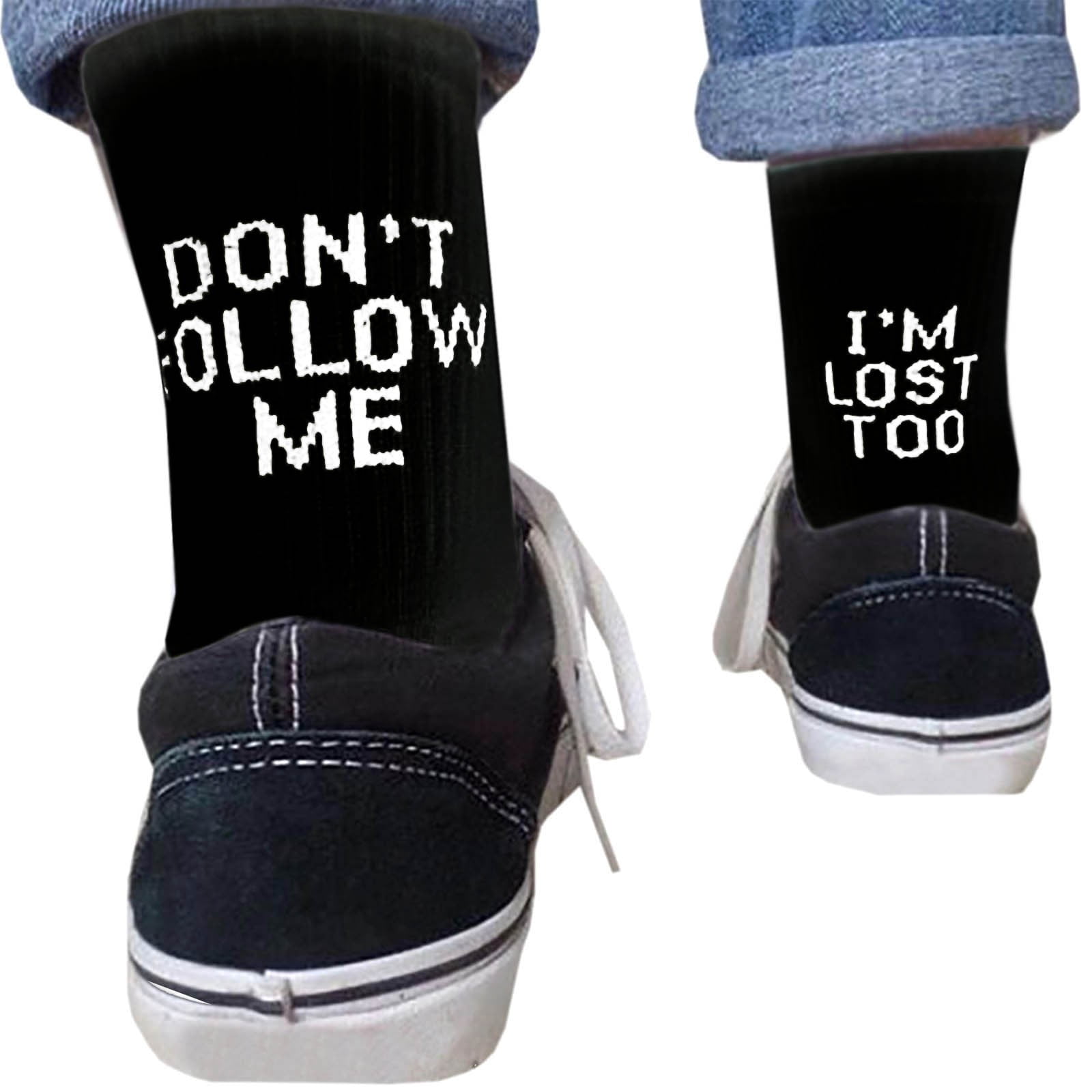 Click here for Bmisegm Dont Follow Me I Am Lose Too Socks Cotton... prices