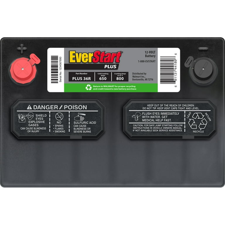 EverStart Plus Lead Acid Automotive Battery, Group Size 75, 51% OFF