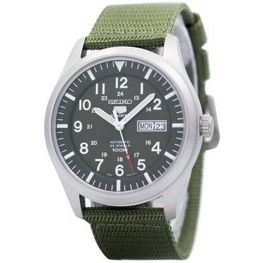 Seiko Men's 5 Sports Automatic Stainless Steel Case Watch with Rubber ...