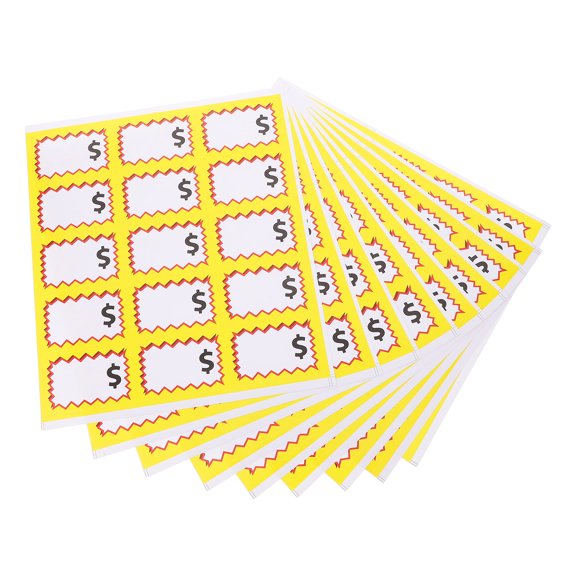 HOMEMAXS 40pcs Retail Sale Sign Garage Sale Pricing Sign Paper Price ...