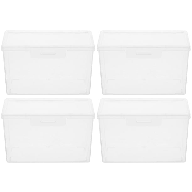 Organizador de fotos de 4 piezas, caja para guardar fotos, tarjetas de ...