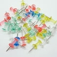 BESTYASH 40 Pcs Push Pins Metal Random Color for Map Marking ...
