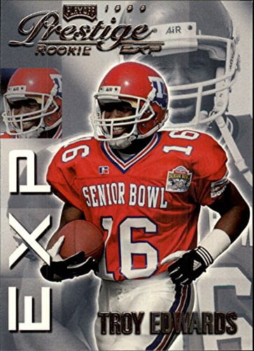 1999 Playoff Prestige EXP #29 Troy Edwards RC NFL Football Trading Card ...