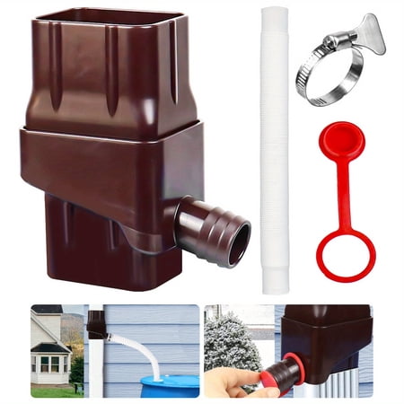 1 Set, Rainwater Collection Drain Diverter Rainwater System Rainwater ...