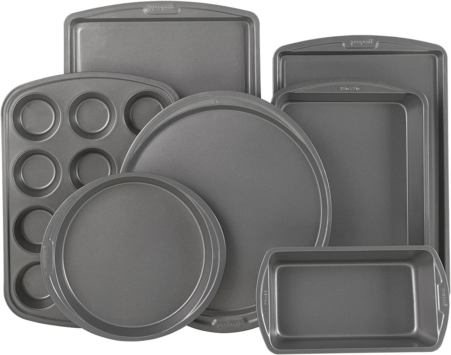 Bakken- Swiss BAKKEN 6-Piece Kitchen Baking Pan Set - Commercial ...