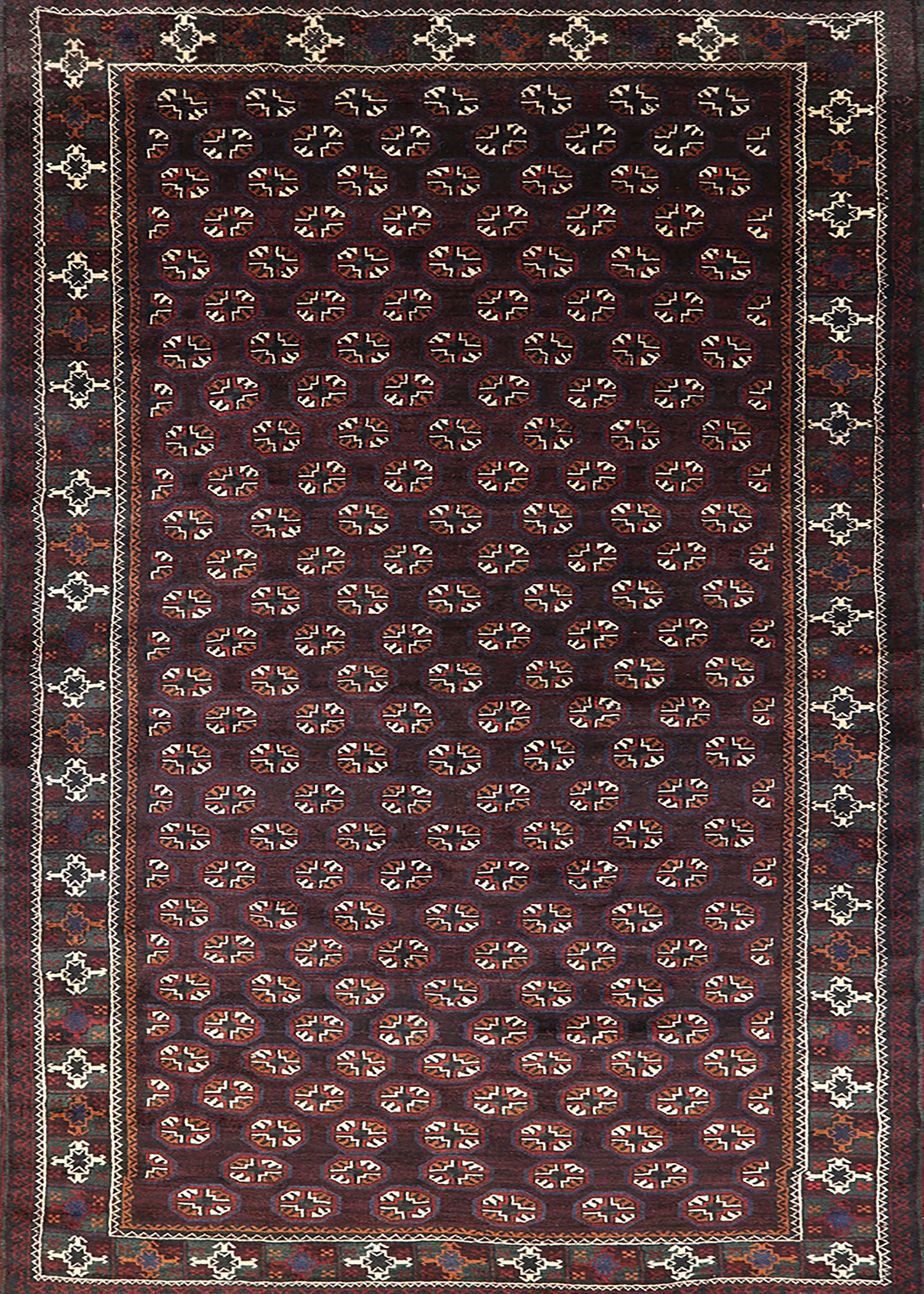 Ahgly Company Indoor Rectangle Mid-Century Modern Dark Scarlet Red ...