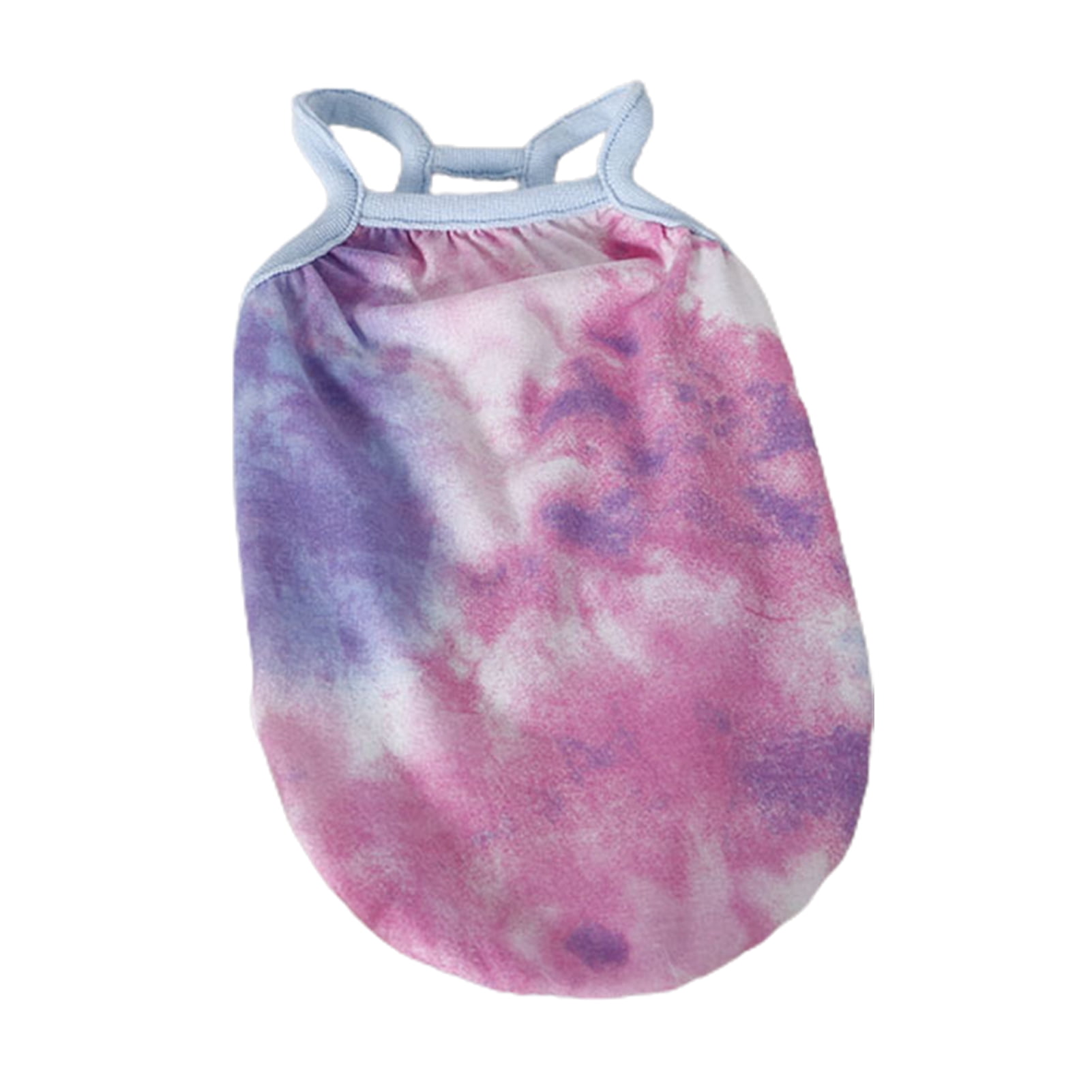 Tie-dyed Print Foreleg Puppy Vest - Breathable Cute Puppy Sleeveless ...