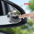 2-piece Set of 360 Degree High-definition Circular Car Rearview Mirrors ...