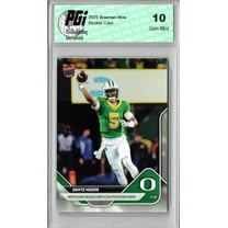 Drake Maye 2023 Bowman University Now #33 Record Book Rookie Card PGI ...