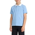 Boys Polo Shirt Ringer Classic Preppy Style T shirt for Boys Short ...