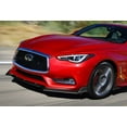 For 2017-2020 Infiniti Q60 Coupe Matt Black V-Style Front Bumper Body ...