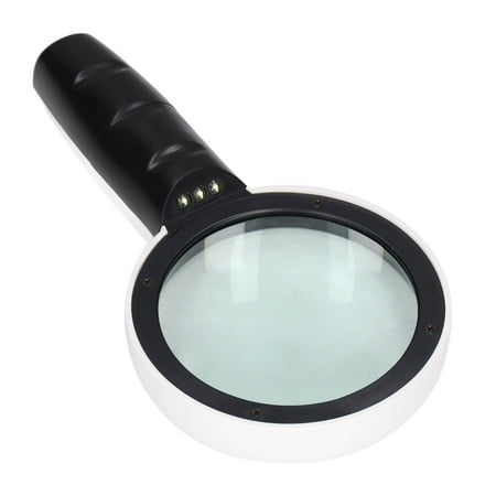 Fugacal Illuminated Magnifying Glass,Magnifying Glass 30X HD Magnifier ...
