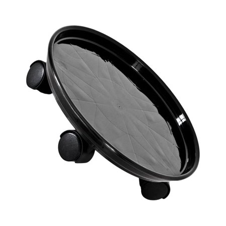 QualitChoice Flowerpot Plate with Wheel Flower Pot Plant Water Round ...