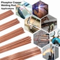 10 Sticks Phosphor Copper Brazing Rods Self Fluxing Welding Rods for ...