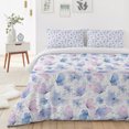 Black Minimalist Twin Duvet Cover Set, Ink Wash Spring Plant Flowers 4 ...