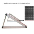 WindyNation Adjustable Solar Panel Mount Mounting Rack Bracket with ...
