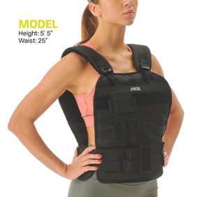 CAP Barbell 20 lb Adjustable Weighted Vest - Walmart.com - Walmart.com
