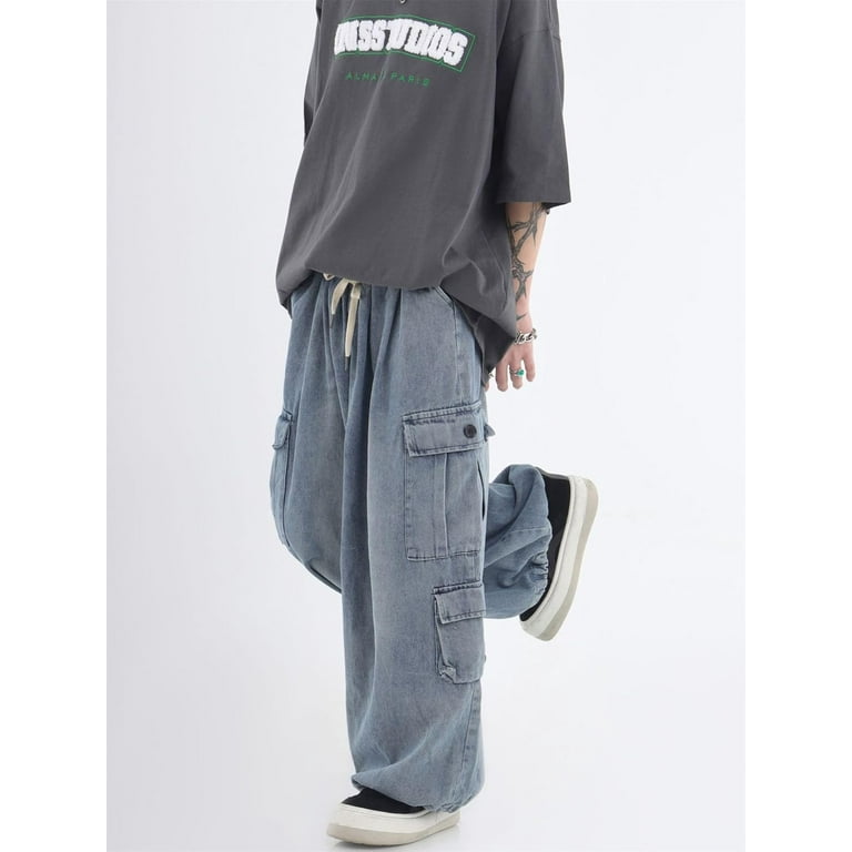 GZhLonKiMa Jeans for Women Men Baggy Jeans Y2K Baggy Cargo GZhLonKiMa Jeans for Women Men Baggy Jeans Y2K Baggy Cargo