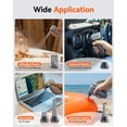 WOLFBOX DF60 Compressed Air Duster, Rechargeable Cordless Electric Air ...