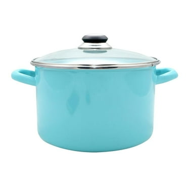Olla Cinsa Recta Alta Peltre con Tapa 22 cm Azul | Walmart en línea
