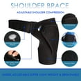 Shoulder Brace - Compression Support for Men, Women - Injury Stabilizer ...