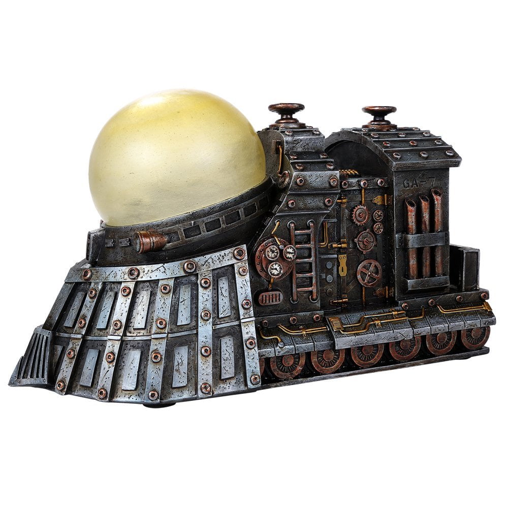 Steampunk Thermal Steam Engine and Light Source Powered Locomotive ...