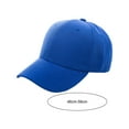 Solid Adult Plain Baseball Cap, Lightweight, Breathable, Washable, One ...