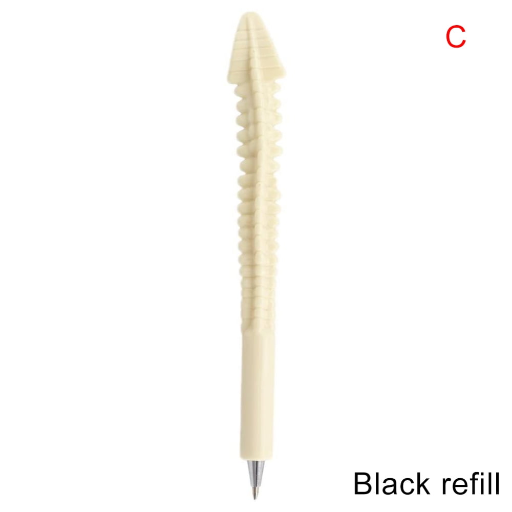 Novelty Bone Shape Ballpoint Pens Finger Pen Stationery Crazy Gift for ...
