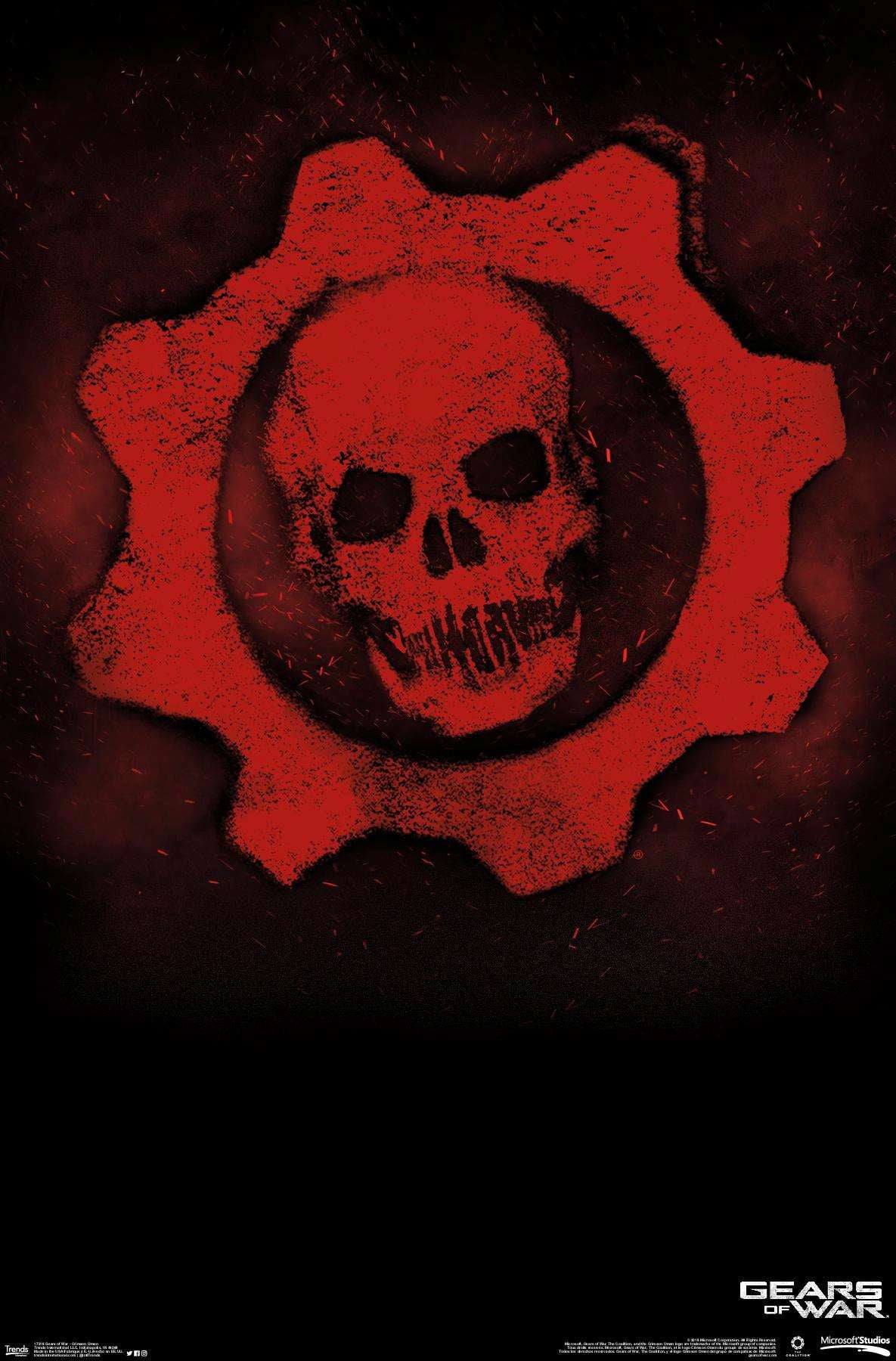 Gears of War - Crimson Omen Wall Poster, 14.725" x 22.375" - Walmart.com