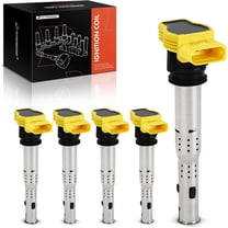 A-Premium Set of 4 Ignition Coil Pack and Iridium Spark Plugs ...