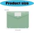 5/10Pcs 3 Holes Punched Pocket Waterproof Clear Plastic File Sleeve ...