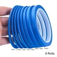 Blue Pinstripe Tape Paper Masking Tape for DIY Nail Arts Drawing ...