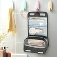Hvxrjkn Hanging Toiletry Bag 8.66*7.28in Foldable Hanging Travel Bag ...