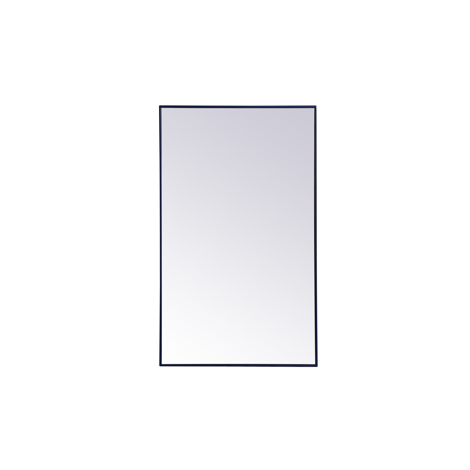 Metal frame rectangle mirror 36 inch x 60 inch in Blue - Walmart.com ...