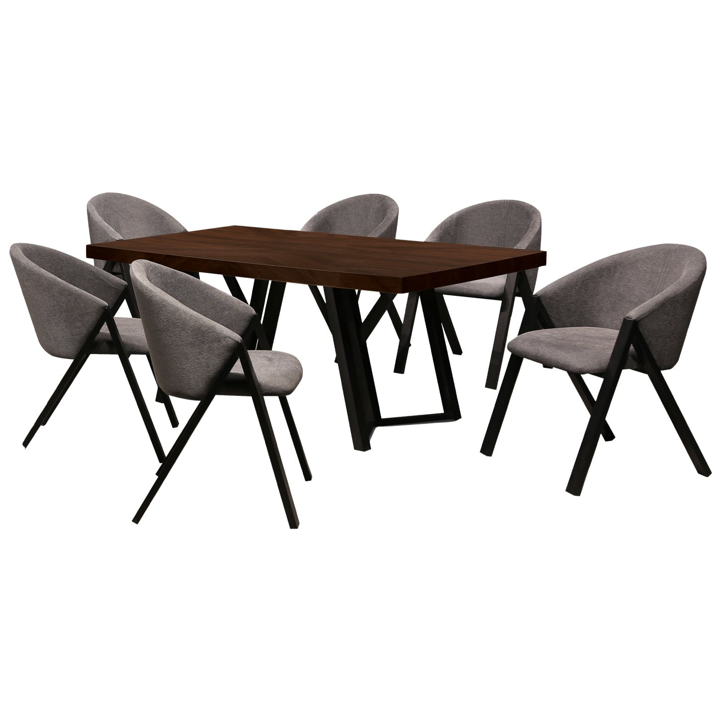 Comedor 6 Sillas Mallory Nogal - Kessa Muebles | Walmart en línea