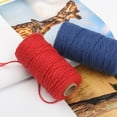 Farfi 1 Roll 2mm Macrame Cord Colorful Colorfast Soft Twisted Cotton ...