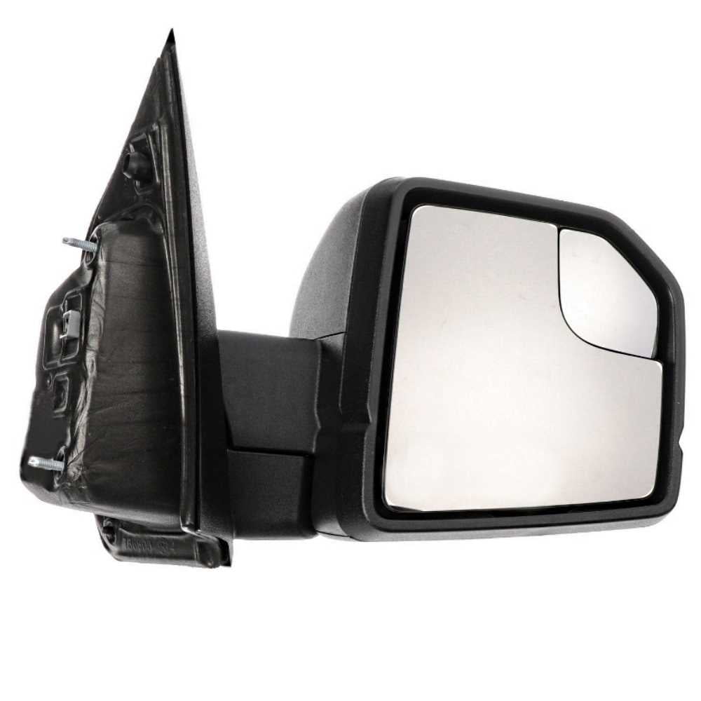 AutoShack Passenger Mirror Power Manual Folding Textured Black ...