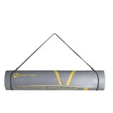 CAP Yoga Reversible Yoga Mat, 5mm with Carry Strap, Dahlia and Ginkgo ...