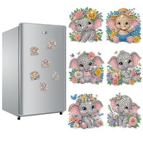 8pcs Diamond Painting Kit Fridge Magnets Colorful Butterfly DIY Glitter ...