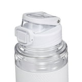 Mainstays 32 fl oz Arctic White and Clear Solid Print Plastic Water ...