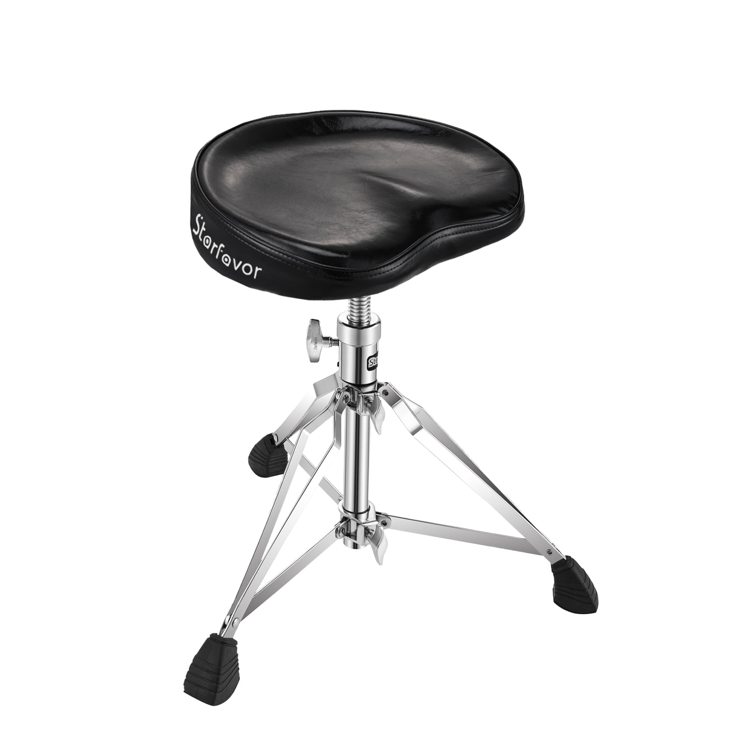 Starfavor Drum Throne Swivel Height Adjustable Padded Seat Drumming ...
