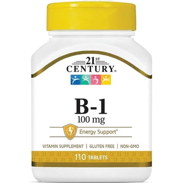 Nature's Blend Vitamin B-1 Tablets, 100 mg, 100 Count - Walmart.com