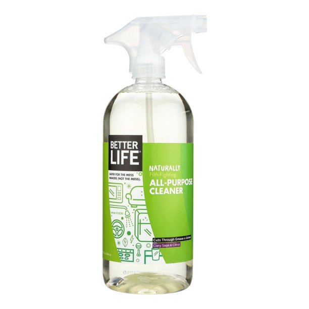 Better Life All Purpose Cleaner Clary Sage Citrus - Case of 6 - 32 FZ ...