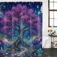 54x78 Inch Shower Curtain Decorative Fantasy Tree Galaxy Bathtub Bath ...