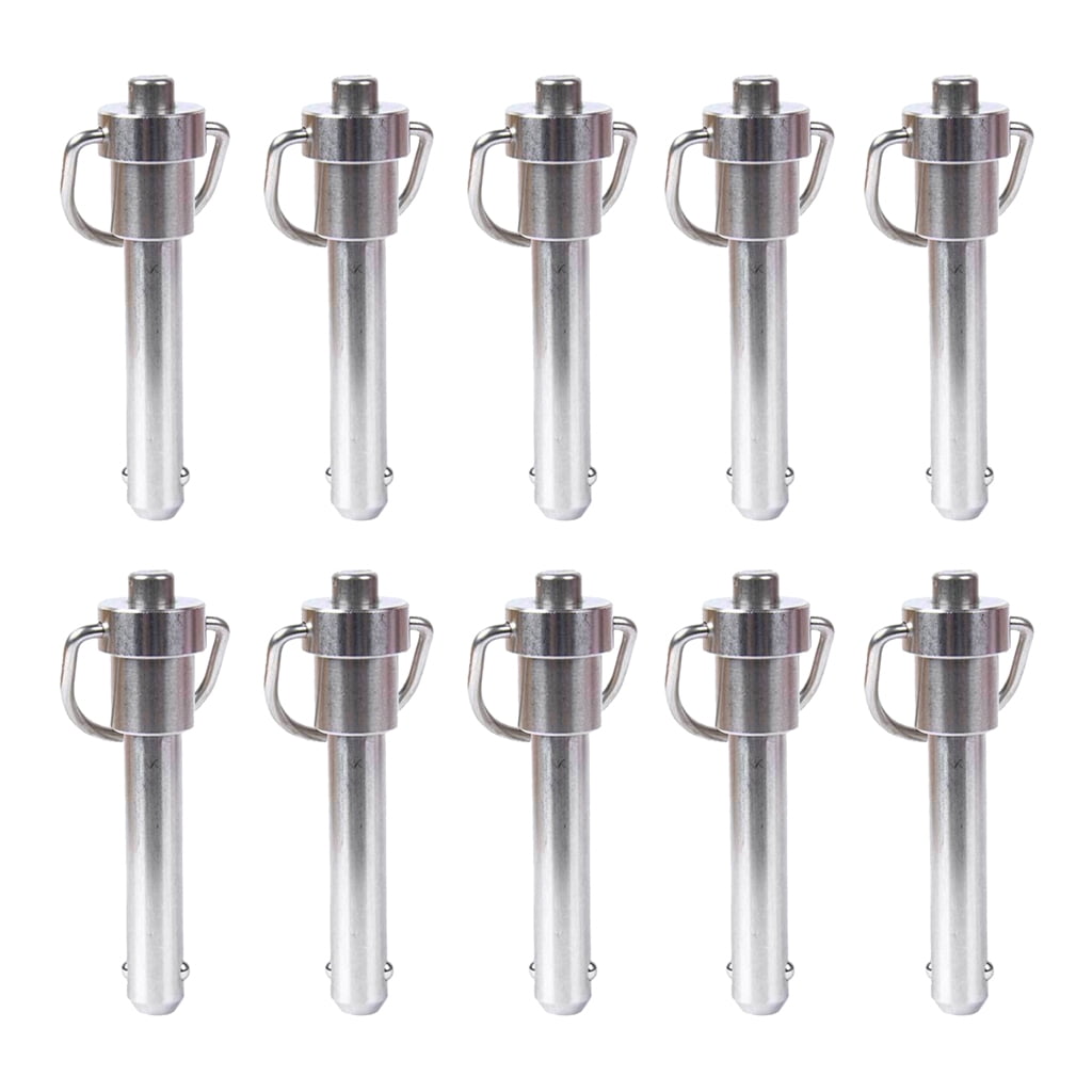 10x Quick Release Push Pull Ball Lock Pins Pin Quick Release Ball Lock ...