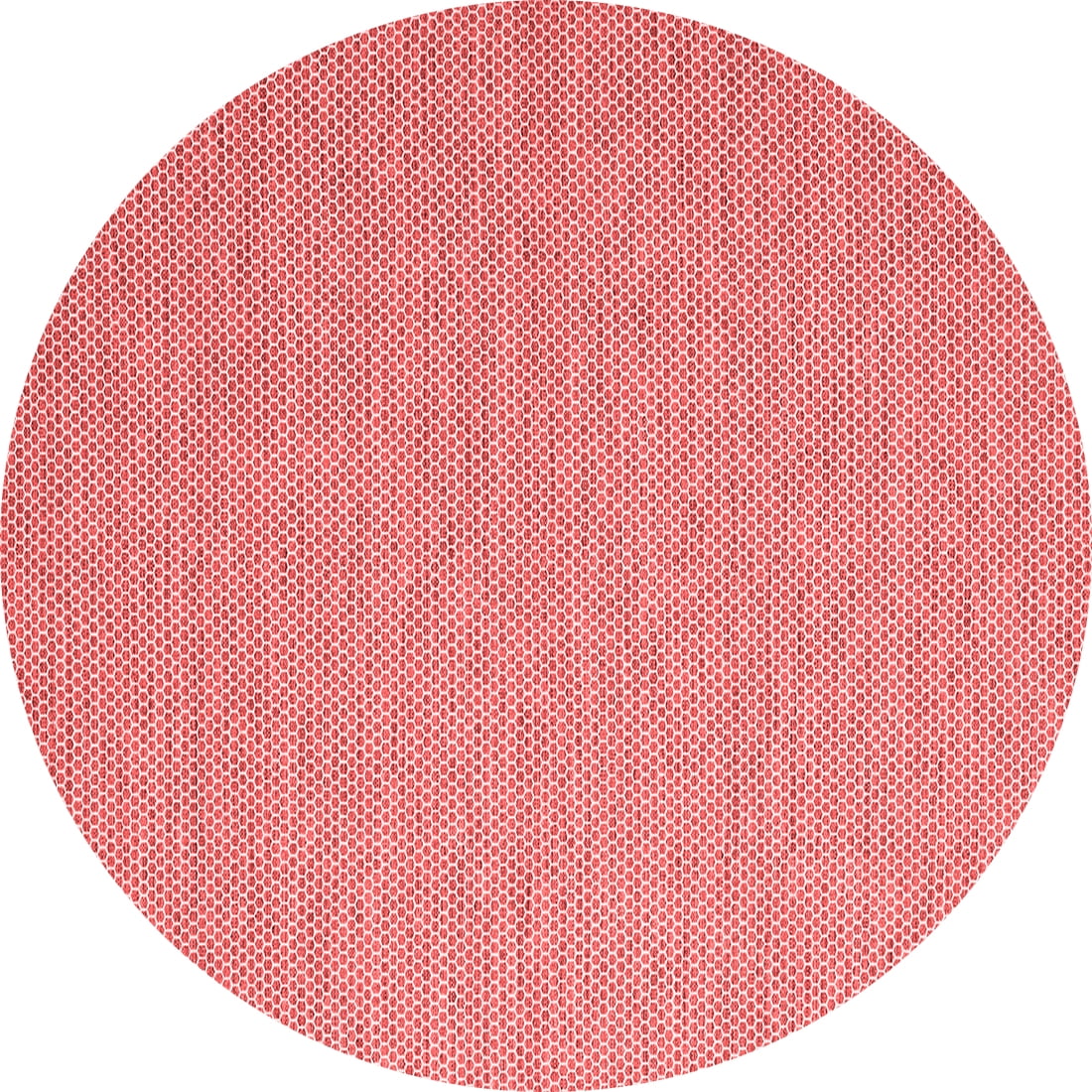 Ahgly Company Indoor Round Abstract Red Contemporary Area Rugs, 7 ...