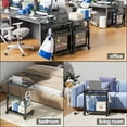 Computer Tower Stand with Power Outlet, 6 Level Height Ajustable PC ...