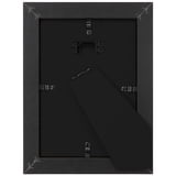 8.5x11 Picture Frame with Easel for Shelf Décor, Black Frame Displays ...
